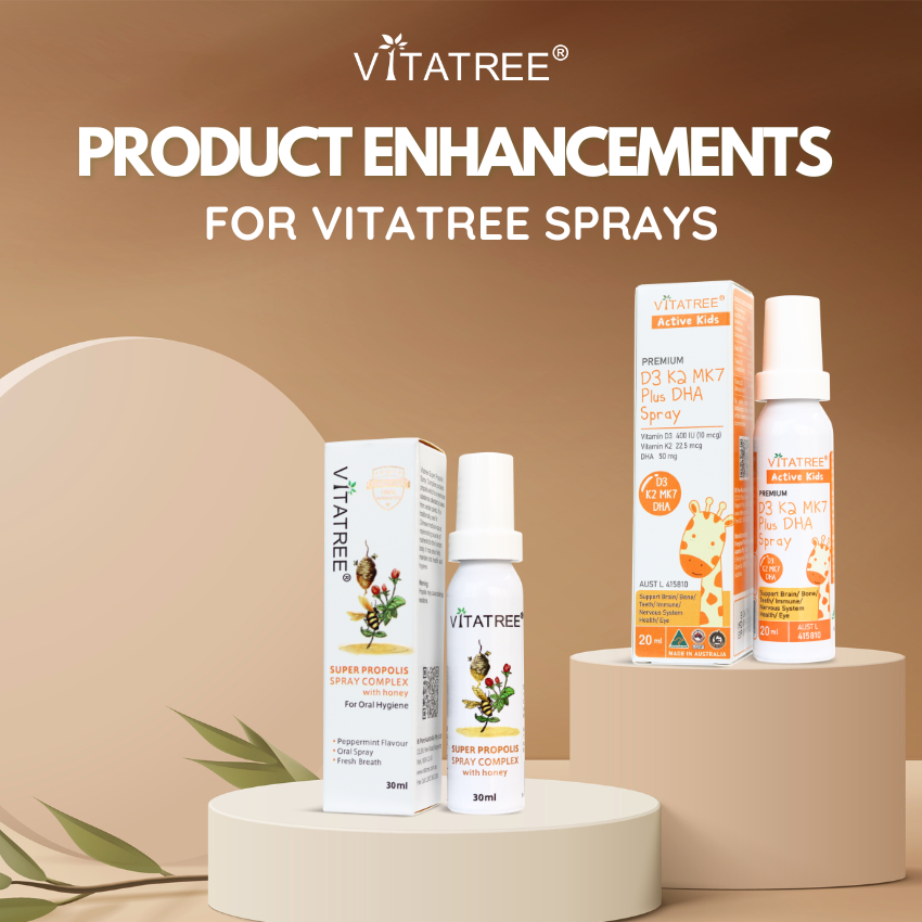 Important Product Enhancements for Vitatree Sprays – vitatree.com.au