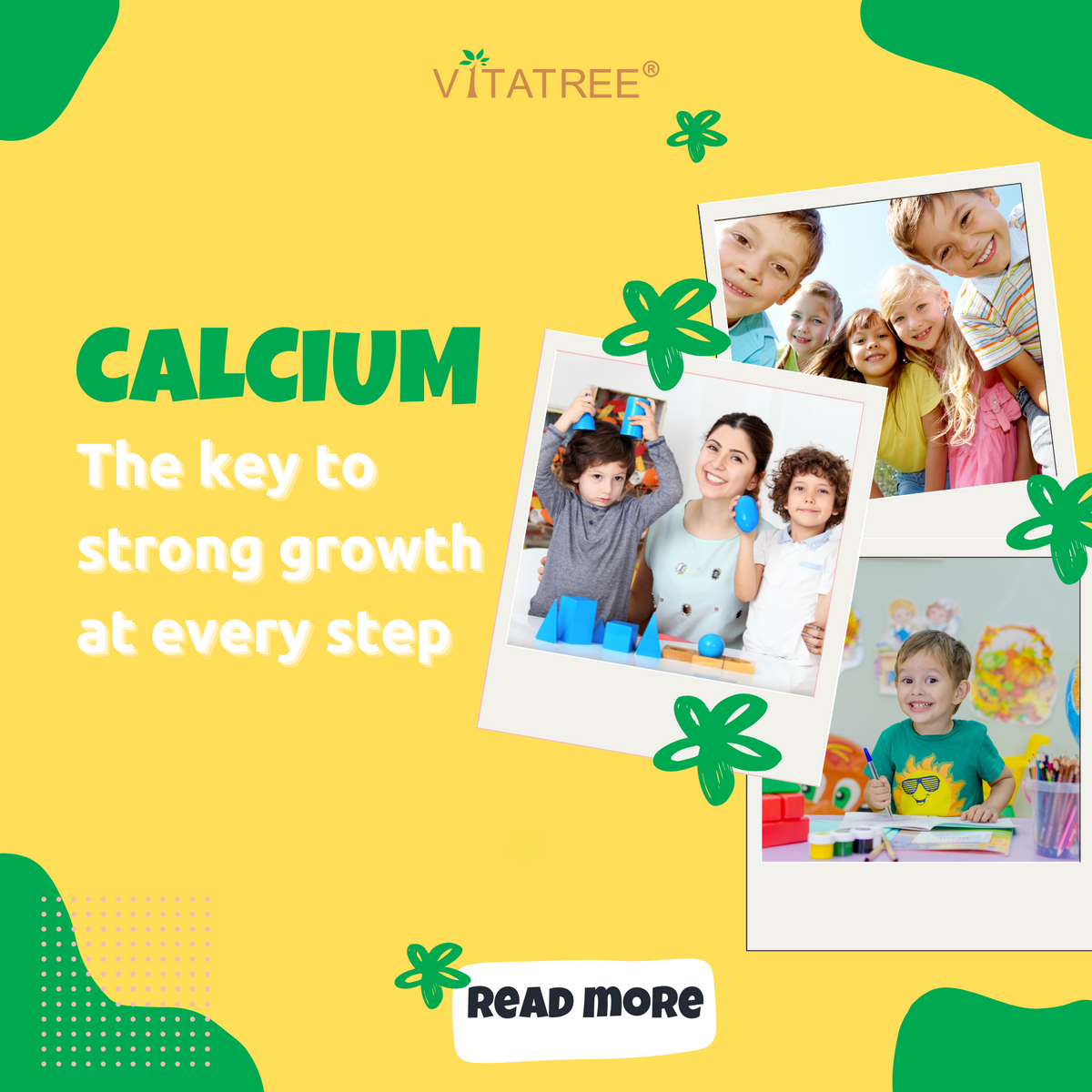 Why is it important to supplement Calcium for children at each stage o ...